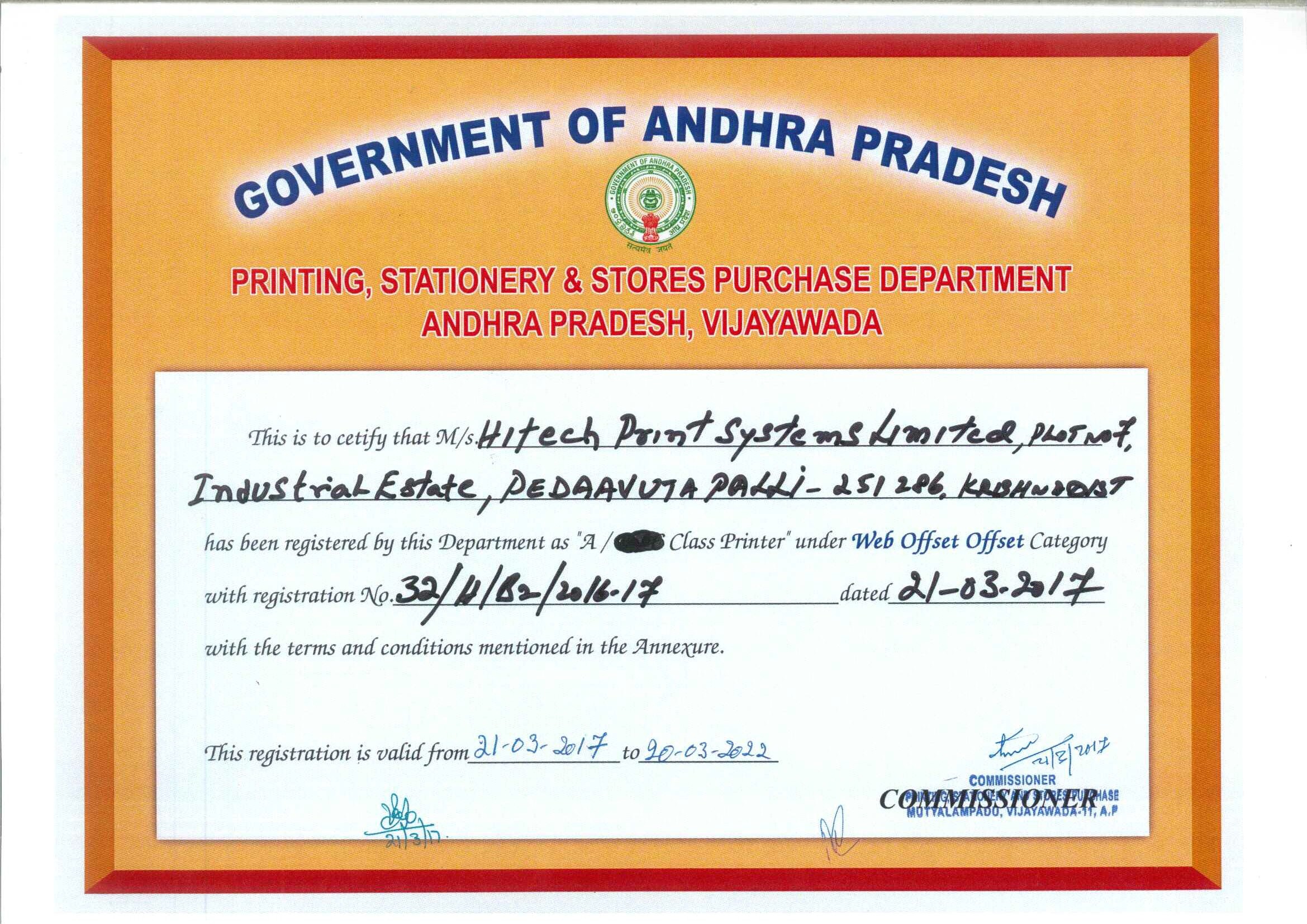 Accreditations & Certifications | Hitech Print Systems Limited